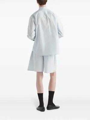 Prada Button-down Cotton Shirt - Blue