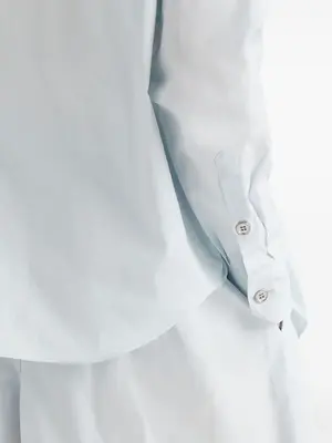 Prada Button-down Cotton Shirt - Blue