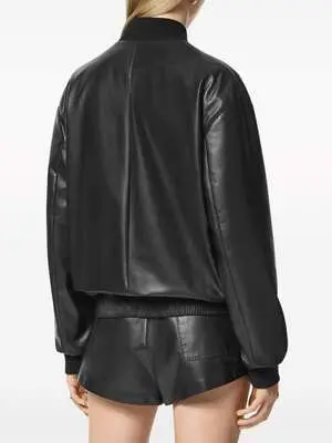 Versace Leather Blouson Jacket