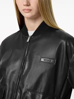 Versace Leather Blouson Jacket