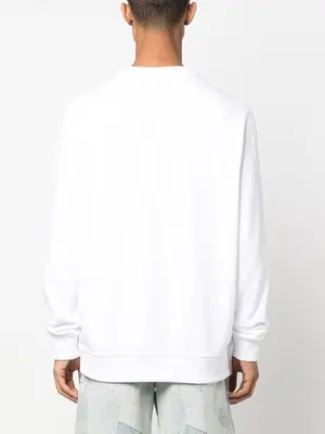 Burberry Flocked-logo Cotton Sweatshirt