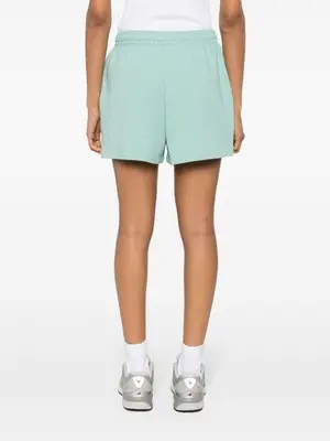ROTATE BY BIRGER CHRISTENSEN Logo-embroidered Mélange Shorts