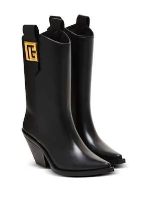 Balmain Tess 55mm Logo-plaque Boots