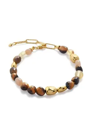 Monica Vinader Rio Gemstone Beaded Bracelet - Gold