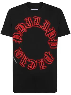 Philipp Plein Gothic Plein Cotton T-shirt