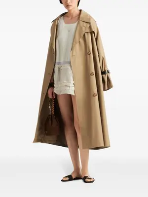 Prada Double-breasted Trench Coat