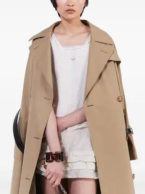 Prada Double-breasted Trench Coat
