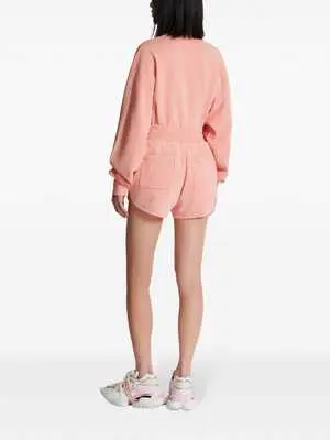 Balmain Embroidered Logo Shorts