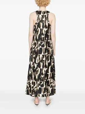 Asceno Allie Silk Midi Dress
