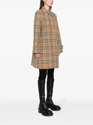 Burberry Plaid Jacket - Brown