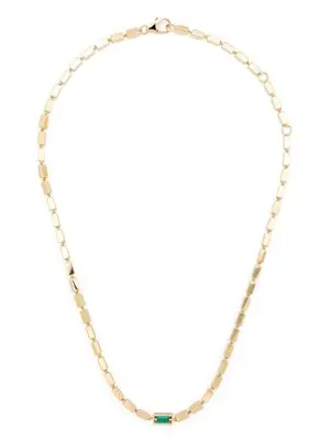 SUZANNE KALAN 18kt Yellow Emerald Necklace - Gold