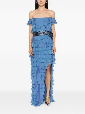 GEMY MAALOUF Off-shoulder Ruffled Gown