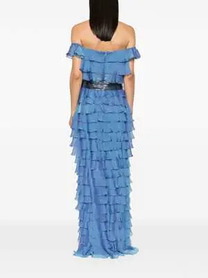 GEMY MAALOUF Off-shoulder Ruffled Gown