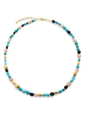 Monica Vinader Rio Beaded Necklace - Blue