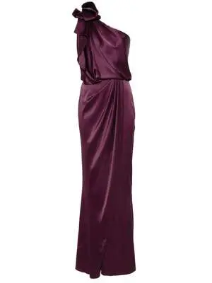 GEMY MAALOUF Satin Maxi Dress