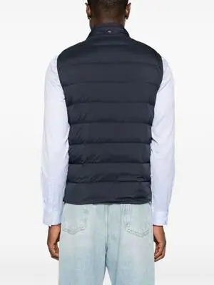 Herno Mock Neck Down Gilet - Blue