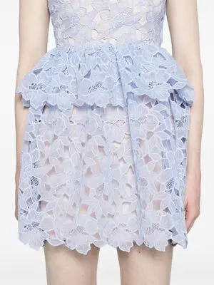 SELF-PORTRAIT Corded Lace Mini Dress