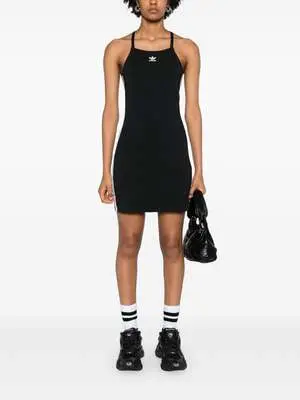 Adidas 3-stripe Jersey Minidress - Black
