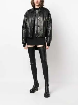 Burberry Two-pocket Leather Jacket