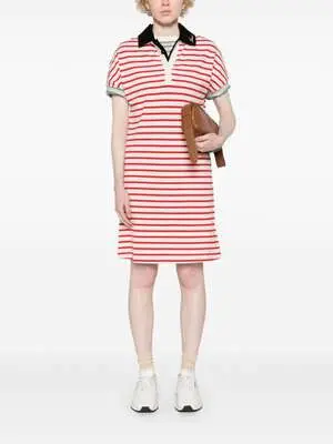 Tommy Hilfiger Bengal Stripe Piqué Polo Dress