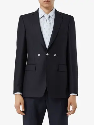 Burberry English Fit Wool Mohair Tailored Jacket
