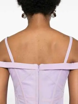 GEMY MAALOUF Princess-cut Midi Dress