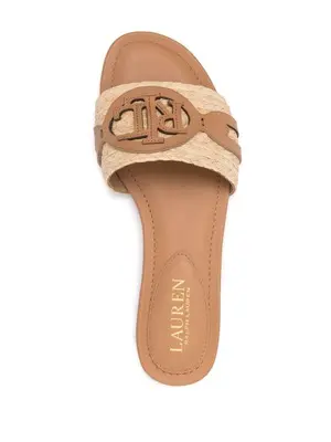 Ralph Lauren Alegra Leather Slides