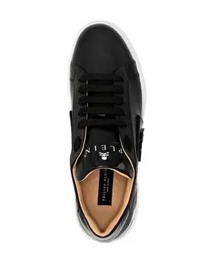 Philipp Plein Logo-appliqué Lace-up Sneakers - Black