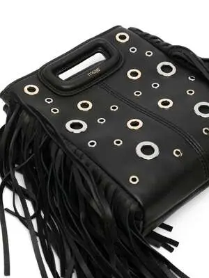 Maje Leather Mini Tote Bag