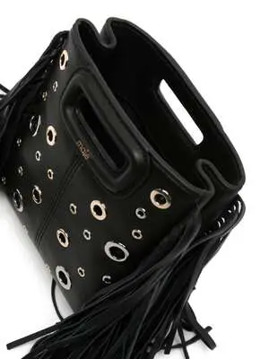 Maje Leather Mini Tote Bag