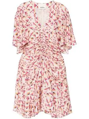 Isabel Marant Étoile Lienne Minidress - Neutrals