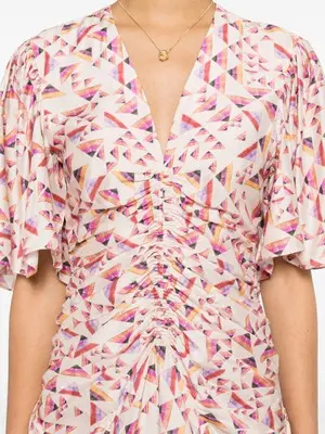 Isabel Marant Étoile Lienne Minidress - Neutrals