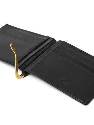 Versace Medusa Biggie Leather Clip Wallet