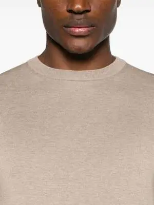 BALLANTYNE Crew-neck Fine-knit Jumper - Neutrals
