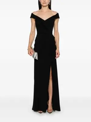 GEMY MAALOUF Off-shoulder Draped Gown