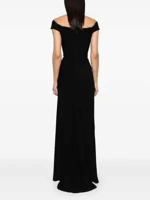 GEMY MAALOUF Off-shoulder Draped Gown