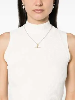 TOTEME Almaz Asymmetric Ribbed Tank Top - White