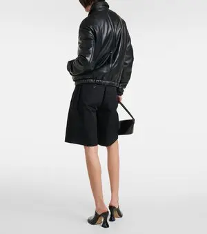 AMI Paris Leather Jacket