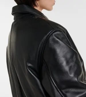 AMI Paris Leather Jacket