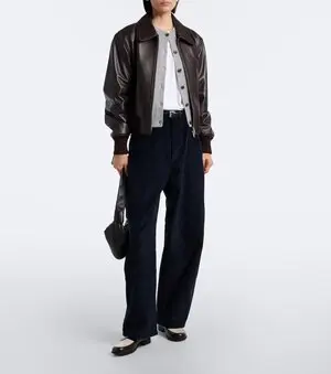 AMI Paris Leather Jacket