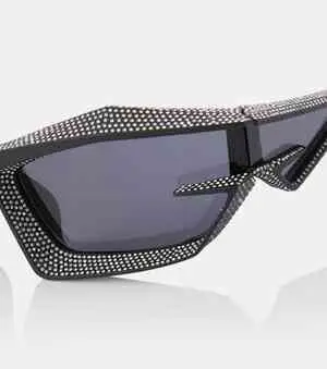 Givenchy Crystal-embellished Shield Sunglasses