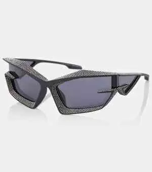Givenchy Crystal-embellished Shield Sunglasses