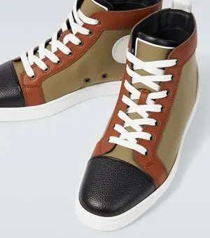 CHRISTIAN LOUBOUTIN Fun Louis High-top Sneakers - Multicoloured