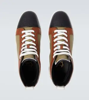 CHRISTIAN LOUBOUTIN Fun Louis High-top Sneakers - Multicoloured