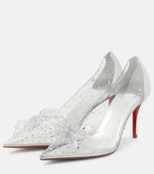 CHRISTIAN LOUBOUTIN Jelly Strass 80 Embellished Pumps