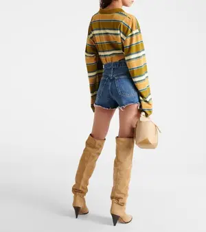 AGOLDE High-rise Denim Shorts