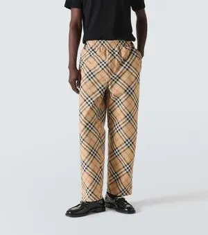 Burberry Checked Track Pants