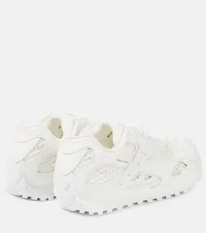 Bottega Veneta Orbit Technical Mesh Sneakers - White