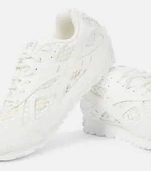 Bottega Veneta Orbit Technical Mesh Sneakers - White
