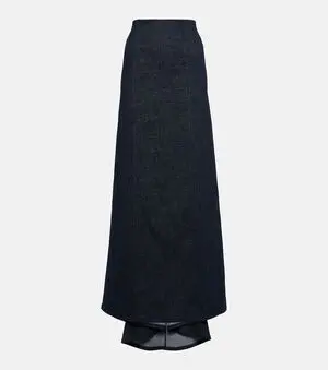 Brunello Cucinelli Cotton-blend Maxi Skirt